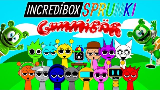 ГАММИ БЕР В СПРУНКИ GUMMY BEAR SPRUNKI ПОЮТ ПЕСНЮ МАРМЕЛАДНОГО МИШКИ МУЫЗКА ПЕСНЯ РЕМИКС РЕАКЦИЯ