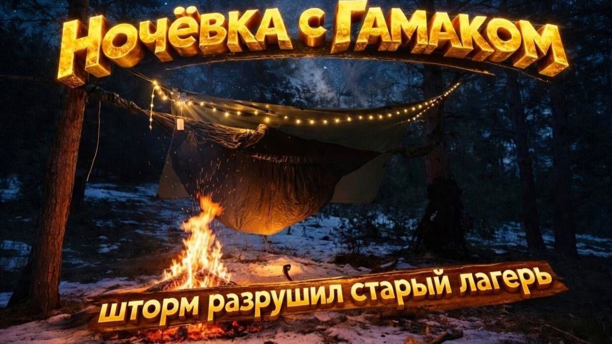 НОЧЕВКА В ГАМАКЕ rebel gears. Старый лагерь не выдержал шторма