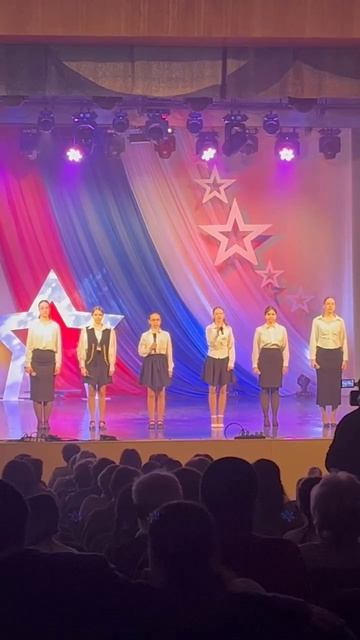 я на выступлении