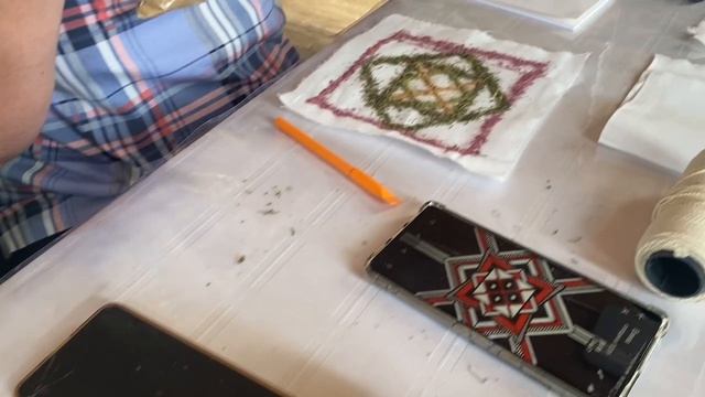 Мастер-класс "Мандалы из трав"