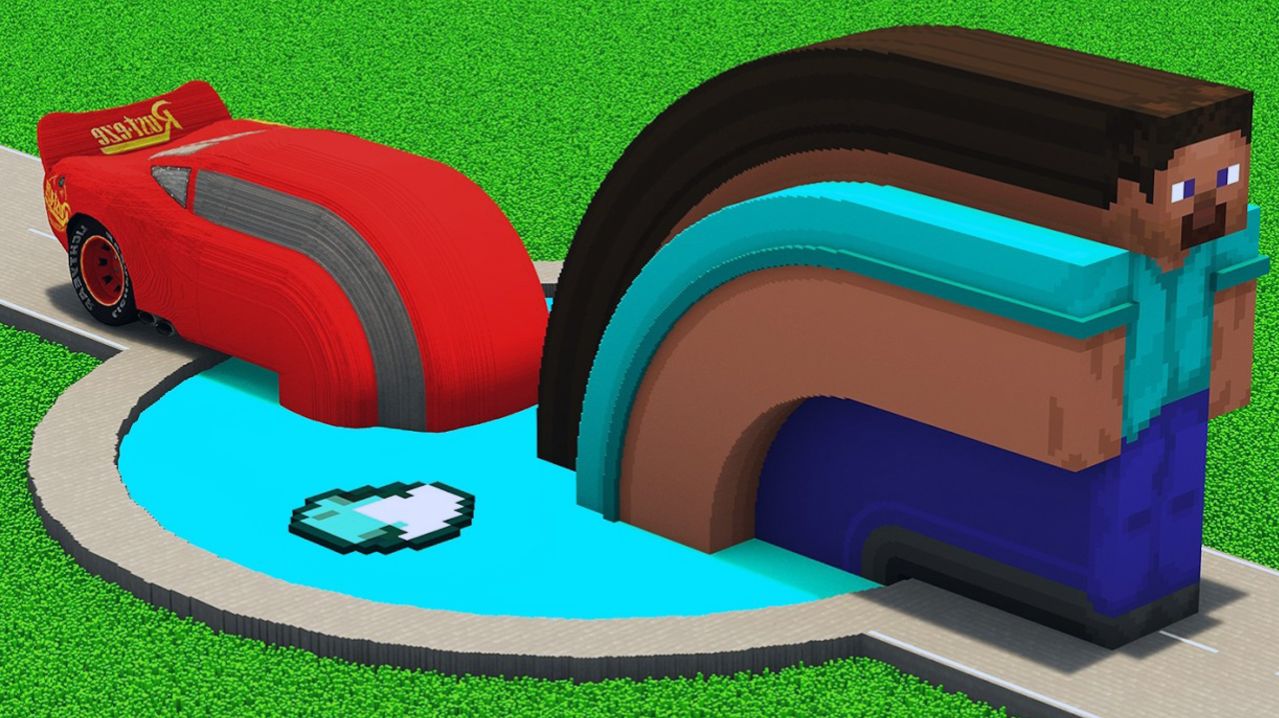 Мультики про машинки для детей. Краш тесты ярких машин майнкрафта. Мультики машинки малышам