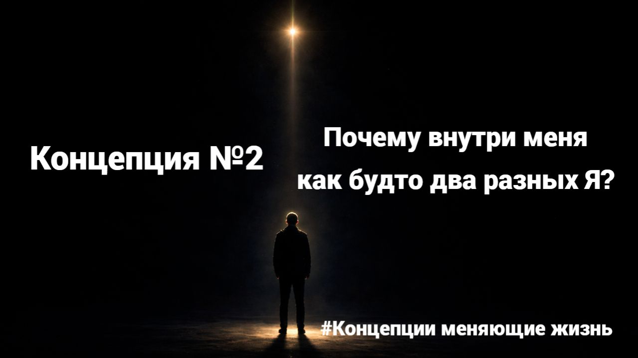 Почему внутри тебя как будто два разных “Я”?  |  Концепция "Ложного и Истинного Я".