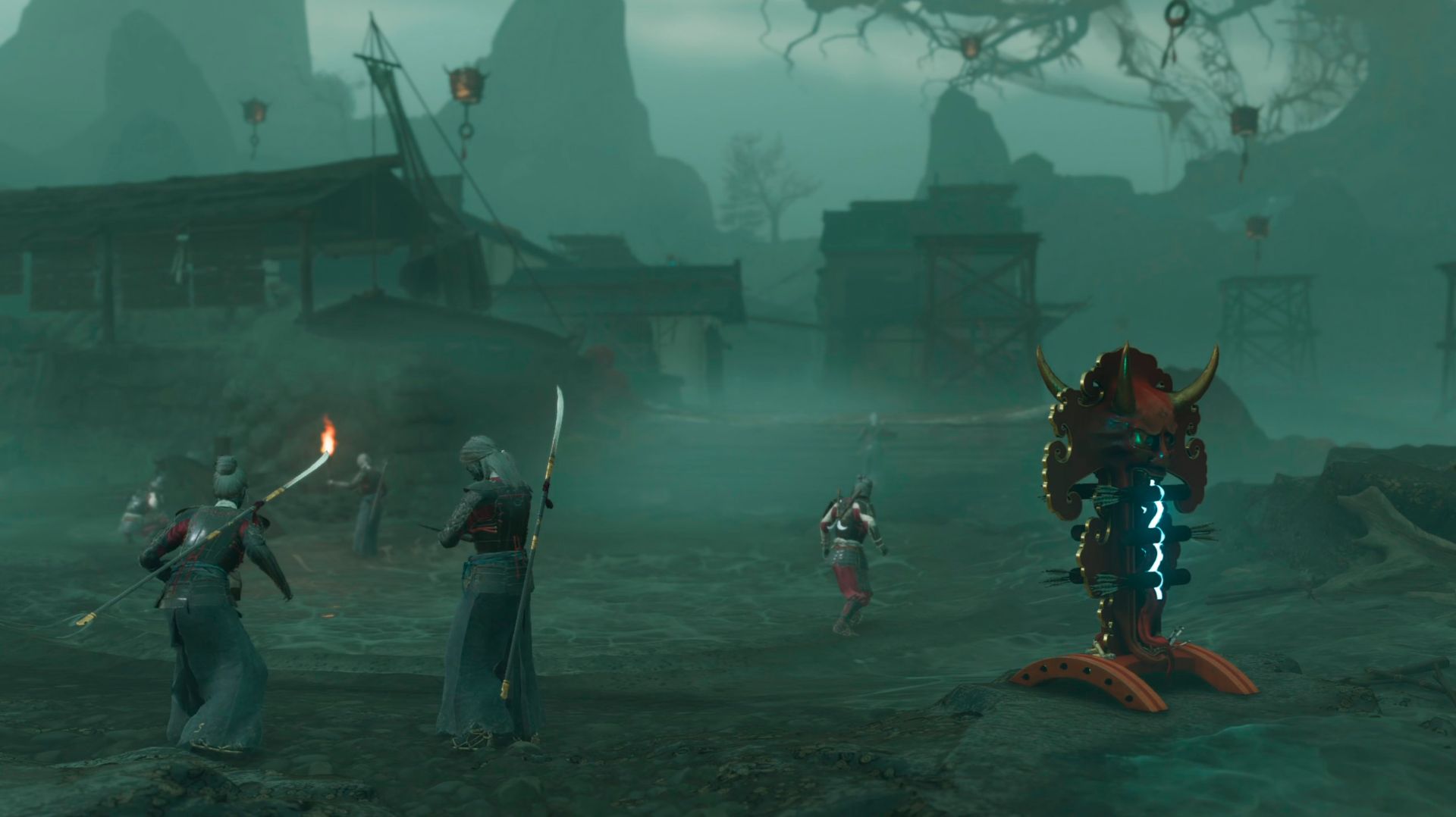 Ghost of Yotei: Legends (PS5 Pro) - серия 11 - Выживание у Паука (Деревня на реке)