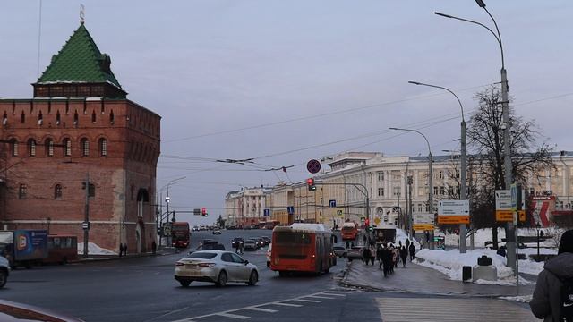 Площадь перед Кремлем. Нижний Новгород. Вторник, 10 марта 2026 г.
