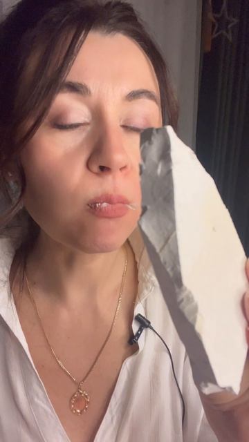 АСМР хруст сухим мелом Волоконовка