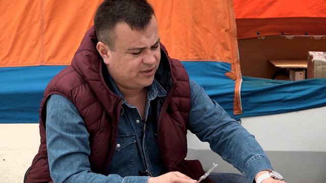 Распаковка посылок в прицеп-палатке Скиф-1м. Серия 33.