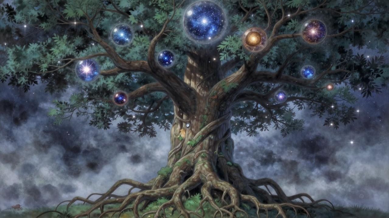 Иггдрасиль! Древо жизни сияет! v.44