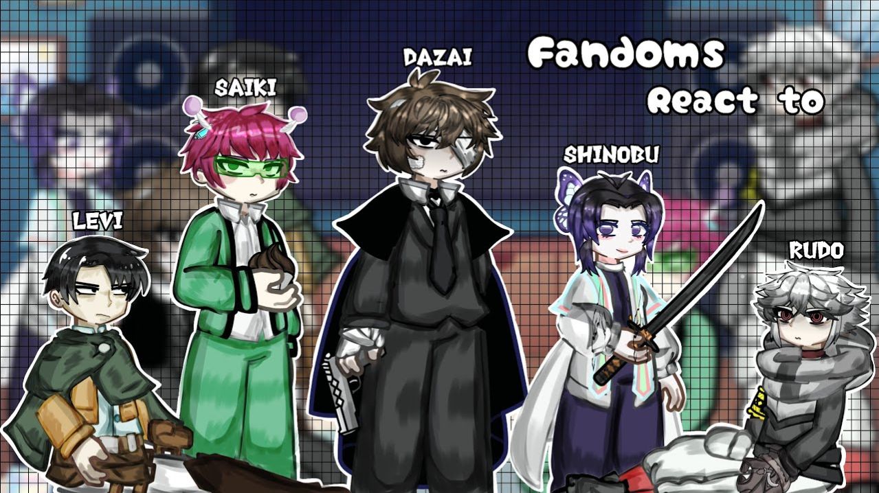 Реакция фандомов на Друг друга / Персонажи из разных вселенных / Гача реакция / Demon Slayer