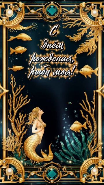 С днём рождения, рыба моя