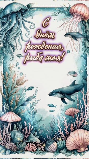 С днём рождения, рыба моя