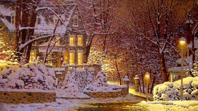 ЗИМНИЙ НОКТЮРН. Художник РИЧАРД САВОЙЯ