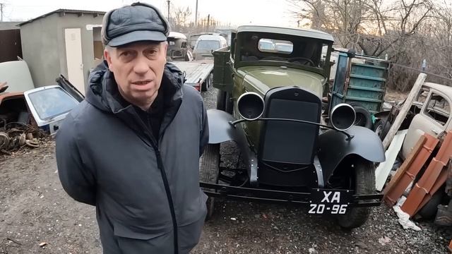ГАЗ-АА полуторка. Пополнение коллекции. Самый старый автомобиль.