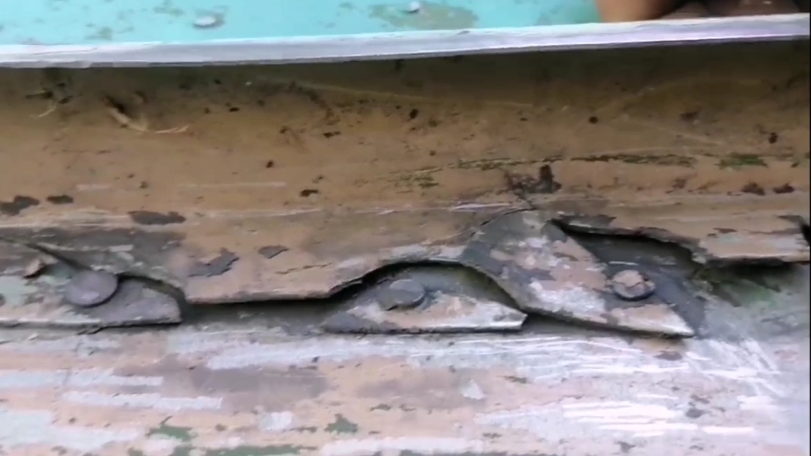 Серебрянка-3, ремонт шпангоутов