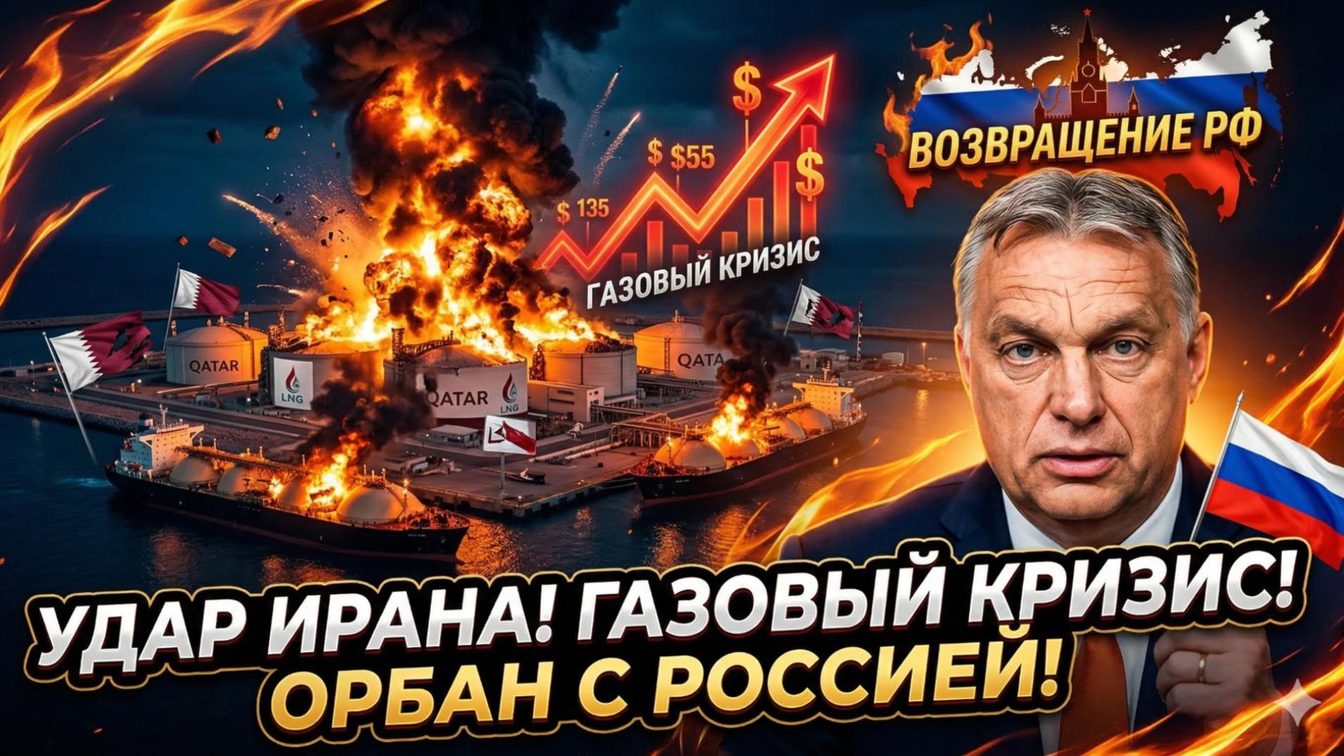 🔥Себастиан Сас | Ад на газовом поле: Иран бомбит Катар, Орбан зовет Россию обратно