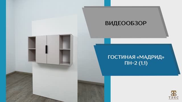 ТЭКС Видео обзор. Гостиная Мадрид ПН-2 (1,1).