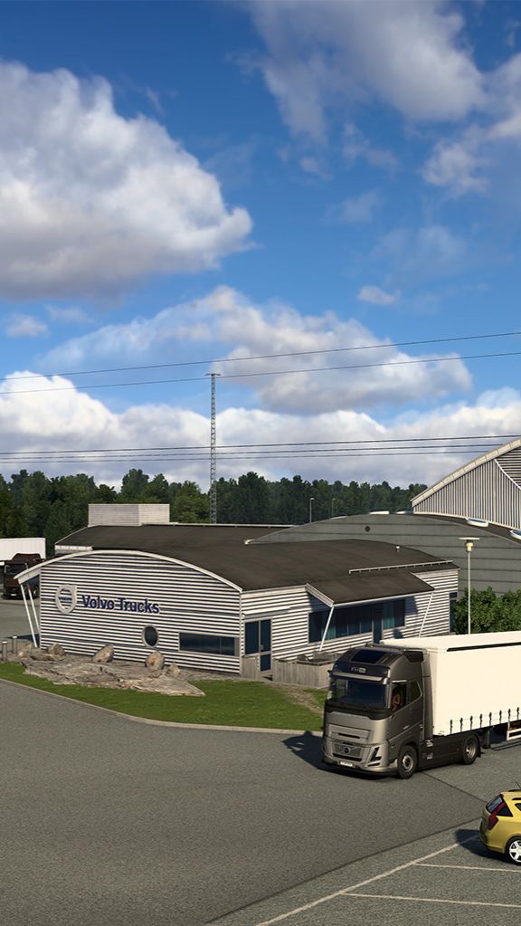 Volvo Experience Center в обновлении 1.59 для ETS 2 #shorts