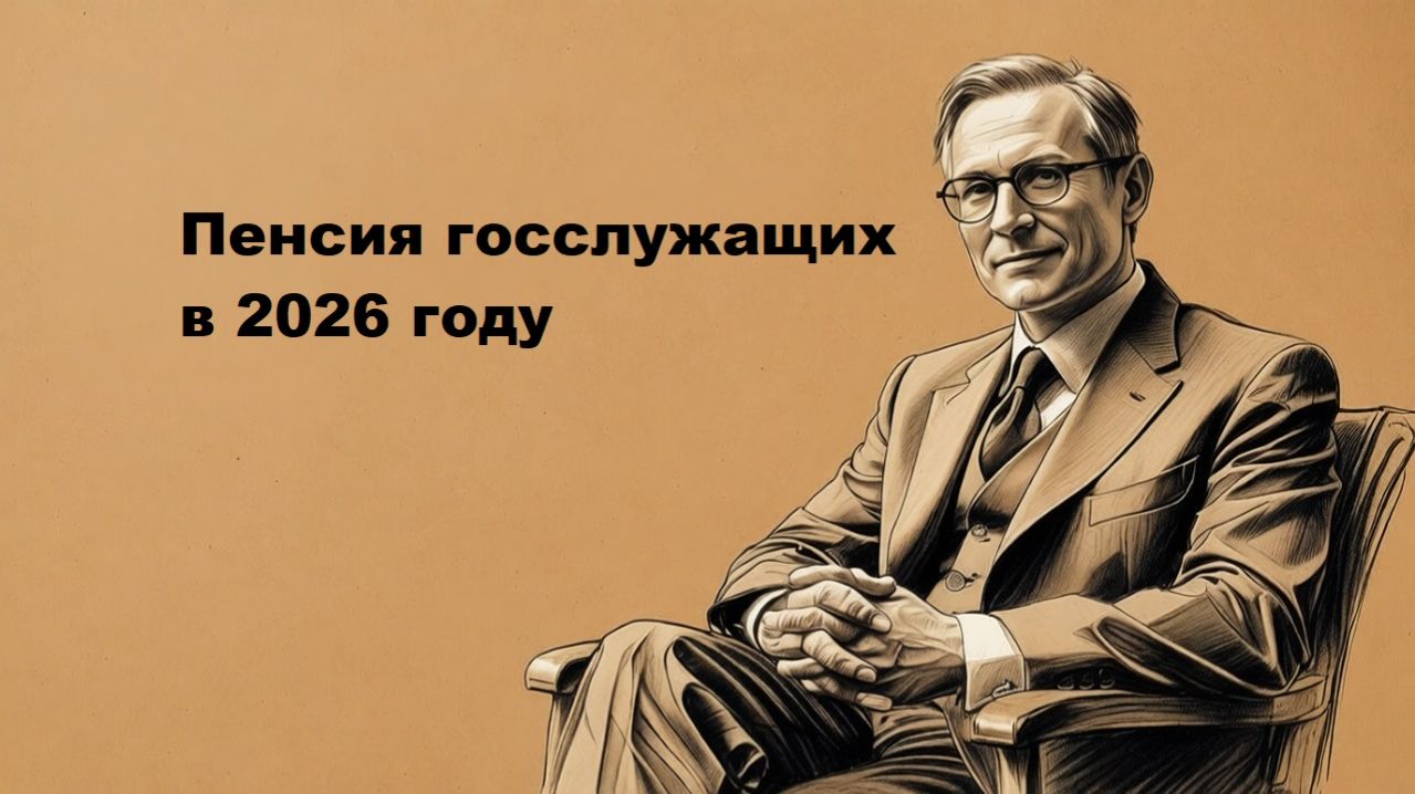 Пенсия госслужащих в 2026 году