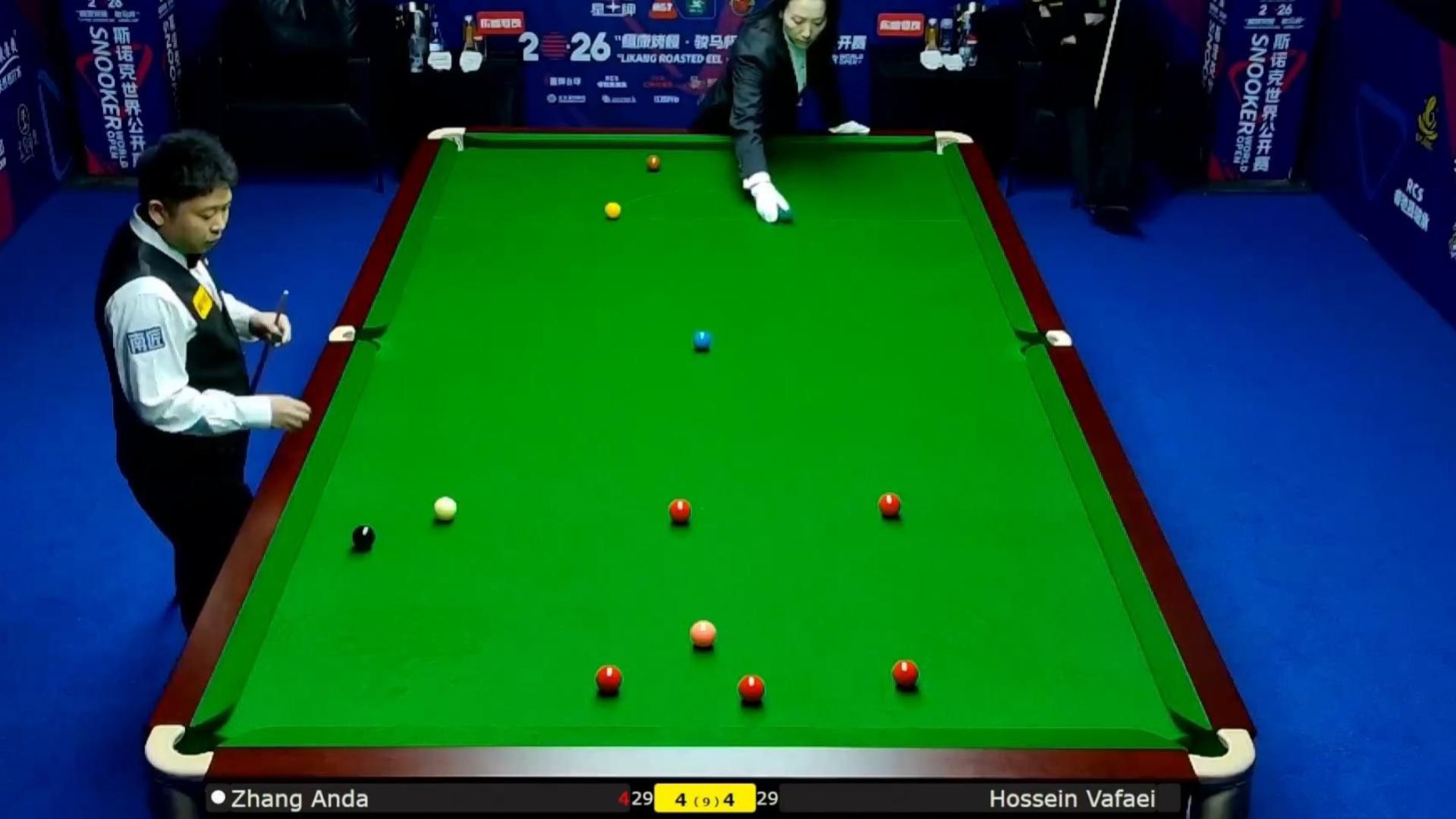 СНУКЕР. Чжан Анда против Хоссейна Вафаи | World Open 2026