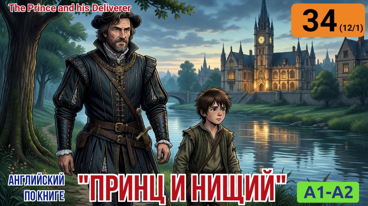 "Принц и нищий" на английском | Глава 12/1: Бегство на Лондонский мост | A1-A2