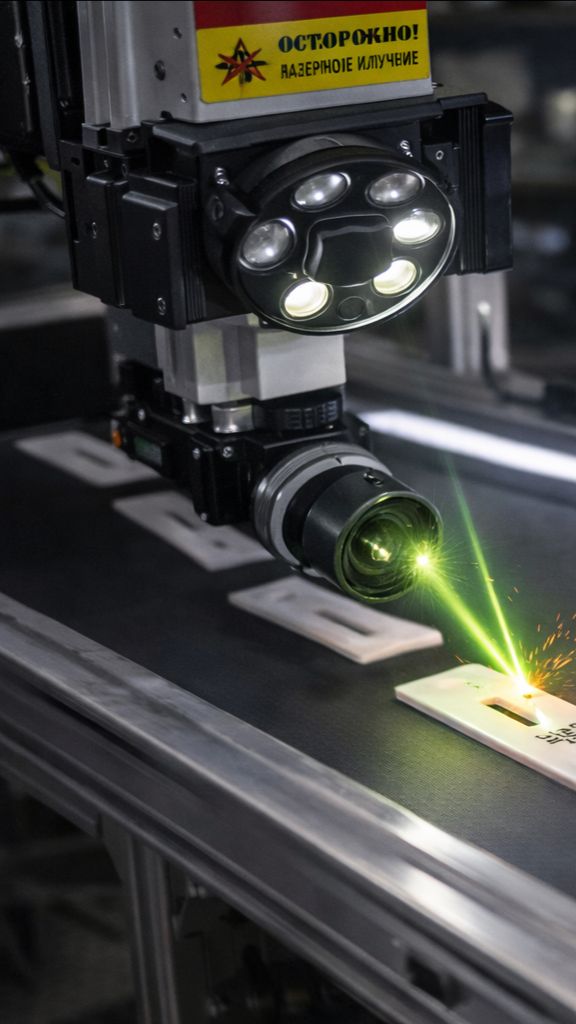 Лазерная маркировочная система с камерой