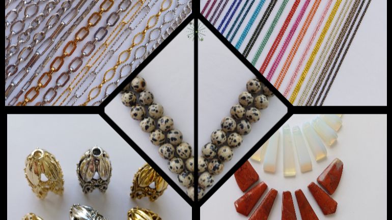 Фурнитура (Н/С), гематит, бусины (Н/К)