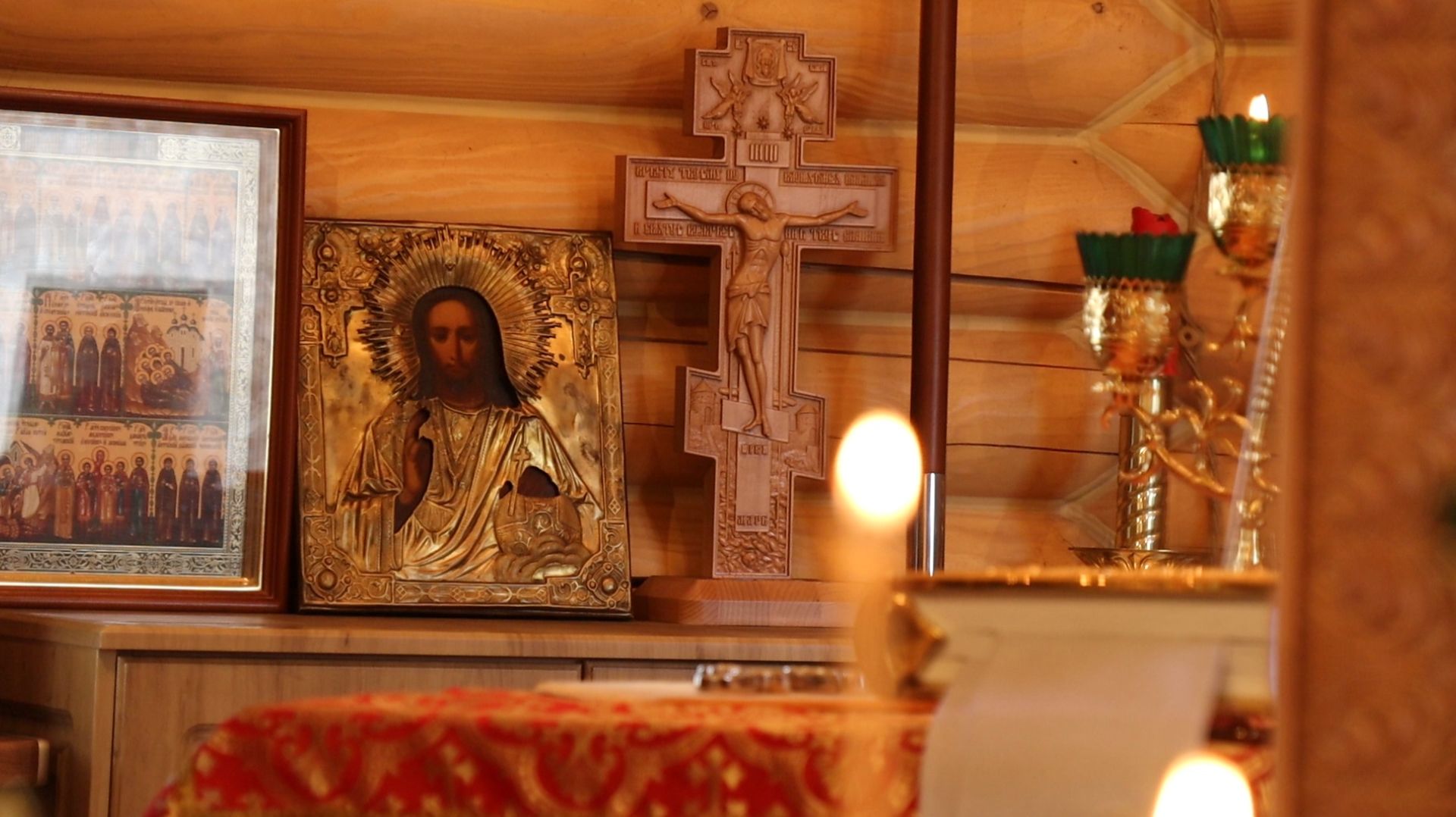 Молебен в храме госпиталя в день обретения мощей свт.Луки Крымского