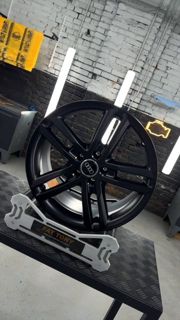 Детейлинг для Audi A6, окрас дисков и фирменный шиномонтаж на стендах Hunter