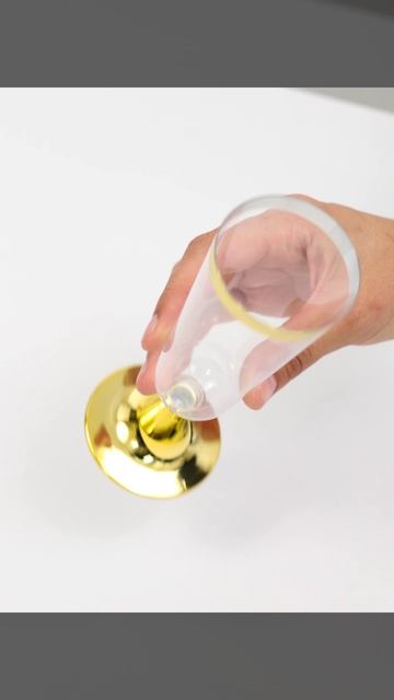 Набор 12 персон с золотистыми тарелками 26см и фужером