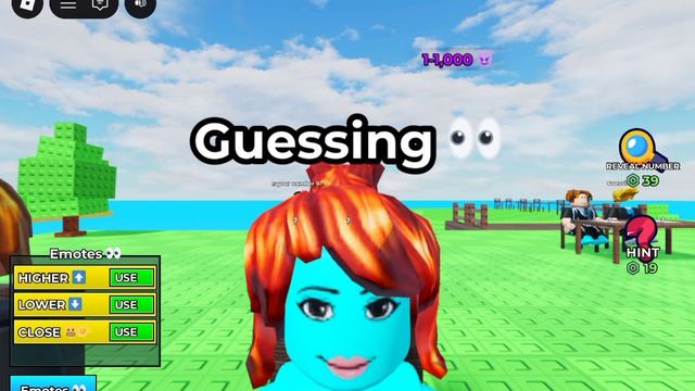 Угадай мой номер в Roblox