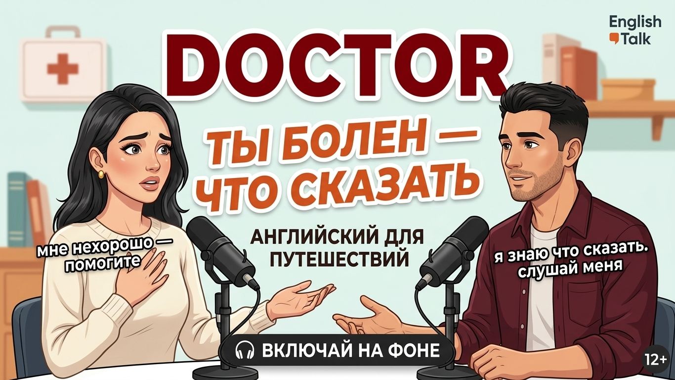 Ты Болен за Границей и Не Знаешь Слов | Врач и Аптека на Английском