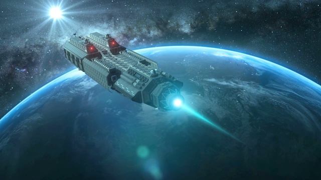 Космические корабли, станции // футаж