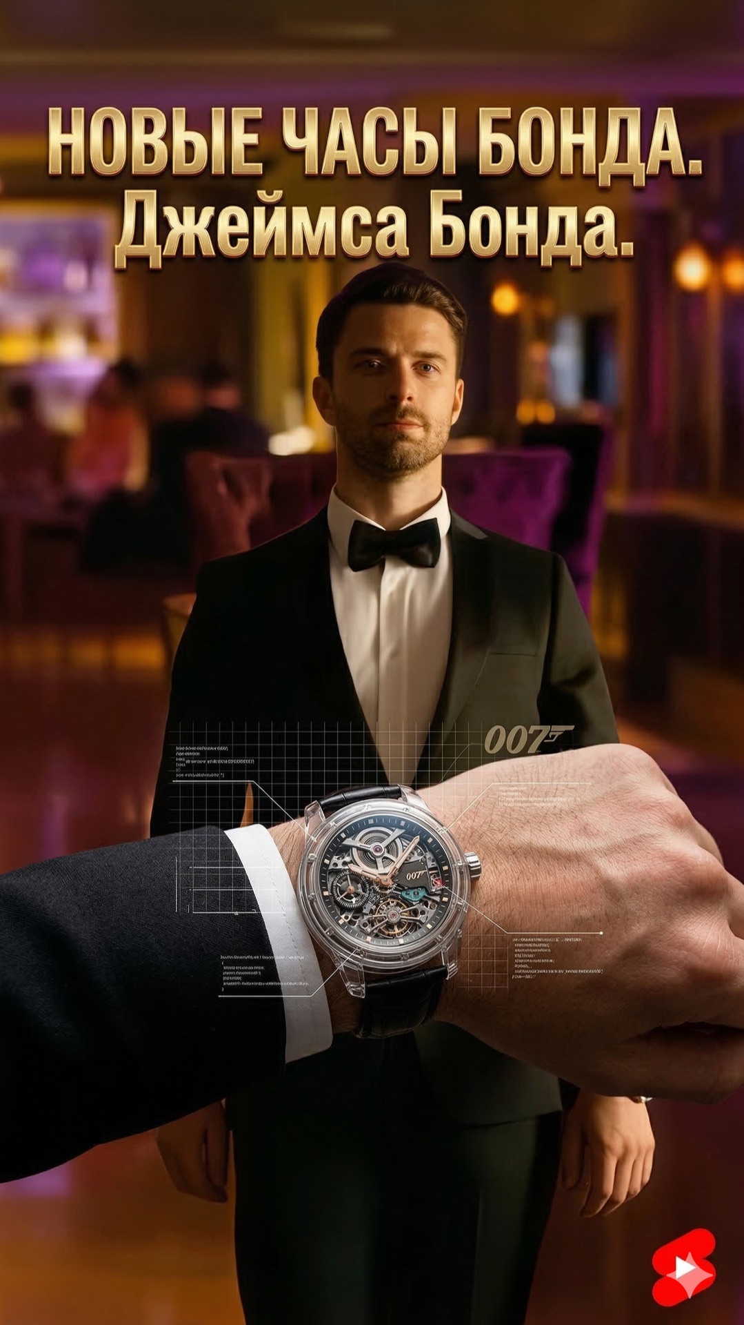 Новые часы Бонда. Джеймса Бонда.