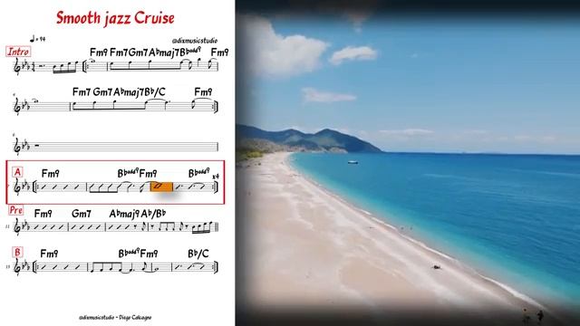 Cruise – Минусовка Smooth Jazz в тональности F минор Дориан (94 bpm)  Гитара и Саксофон