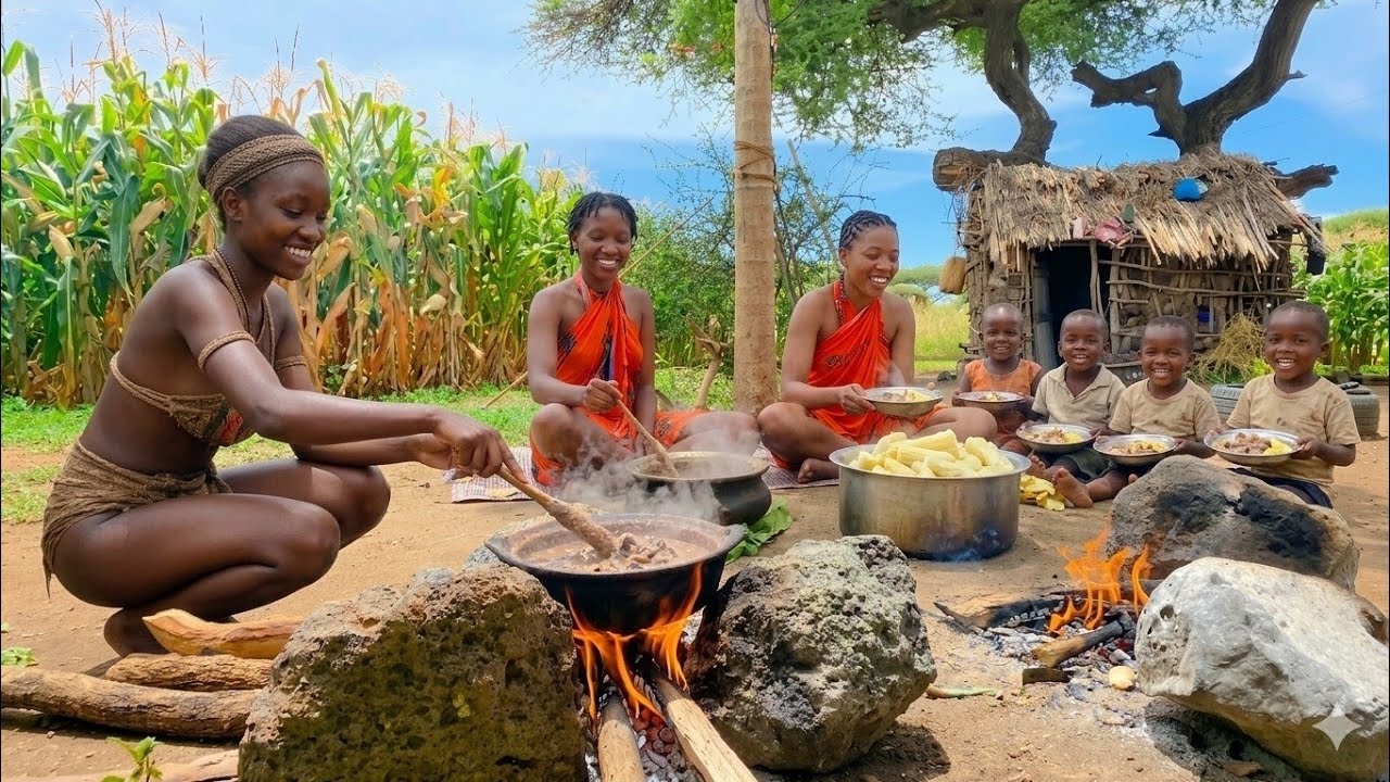 Старинные рецепты традиционного супа, хлеба из маниоки и домашнего сыра. Жизнь и быт Кении