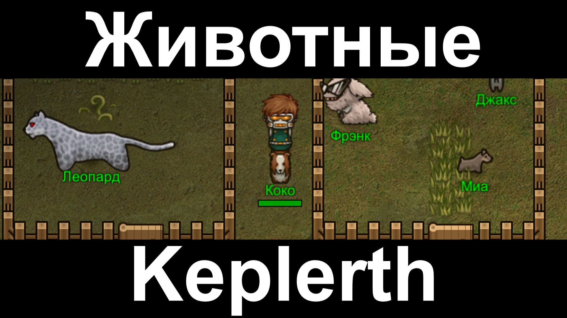 Keplerth - Гайд по питомцам/животным.