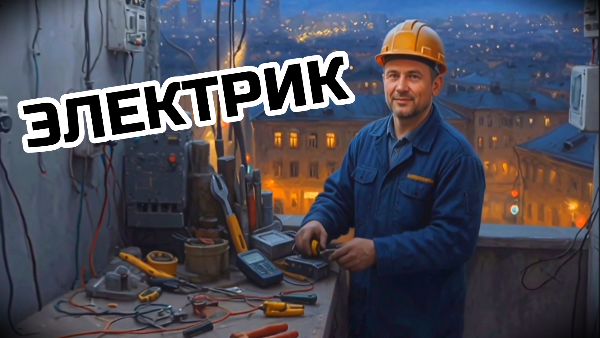 ЭЛЕКТРИК. Песенка про электрика. ИИ МУЗЫКА.