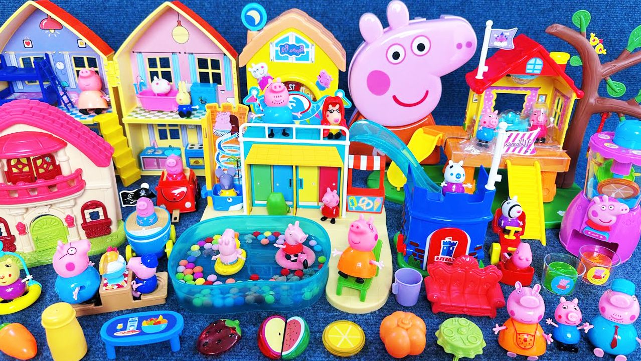 Мультики для детей. Свинка Пеппа и бассейн. Смотреть онлайн мультики для малышей.