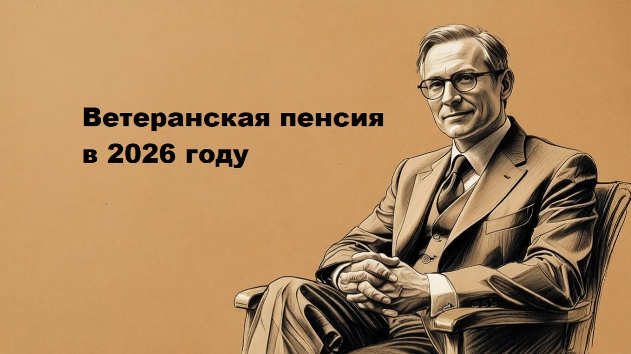 Ветеранская пенсия в 2026 году