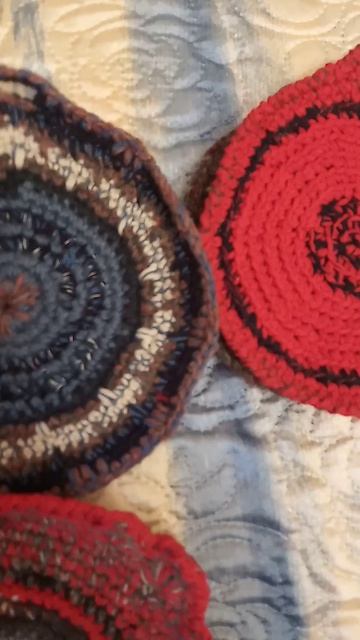 Простые прихватки . Краткий показ.