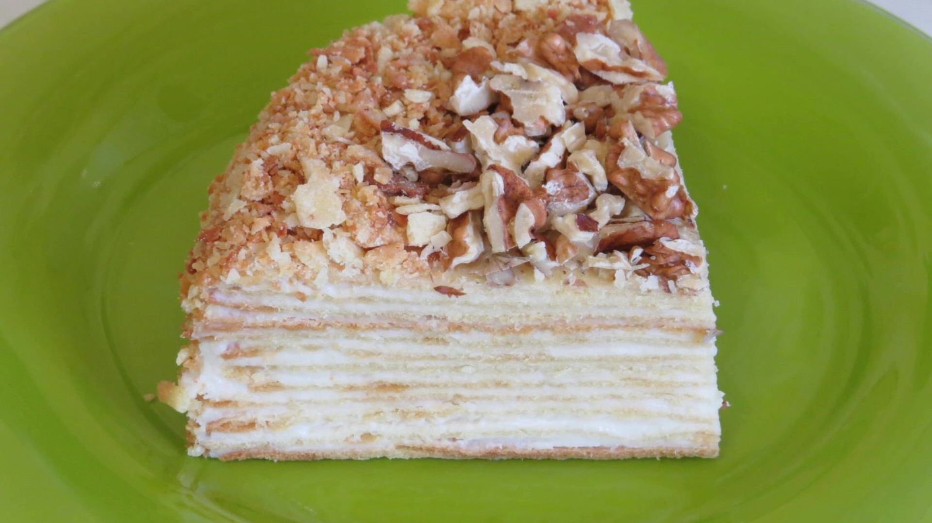 ПОСТНЫЙ Торт НАПОЛЕОН! БЕЗ ЯИЦ, МОЛОКА и БЕЗ МАСЛА СЛИВОЧНОГО