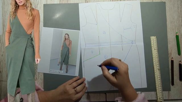 Моделирование. Сарафан. Выкройка № 1925.