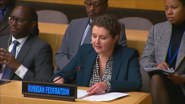 Выступление А.М.Евстигнеевой в ходе встречи Комиссии по миростроительству, 18 марта 2026 года