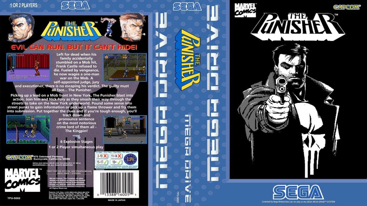 The Punisher ( Каратель ) Sega 1994 год ( NORMAL )