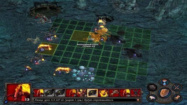 Герои Меча и Магии 5 прохождение Кампании Инферно 54 Призрачные Драконы