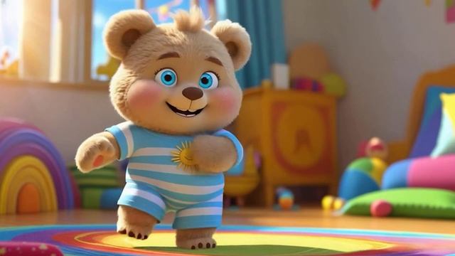 УТРЕННЯЯ ЗАРЯДКА С МИШКОЙ — ВЕСЁЛАЯ ГИМНАСТИКА ДЛЯ ДЕТЕЙ