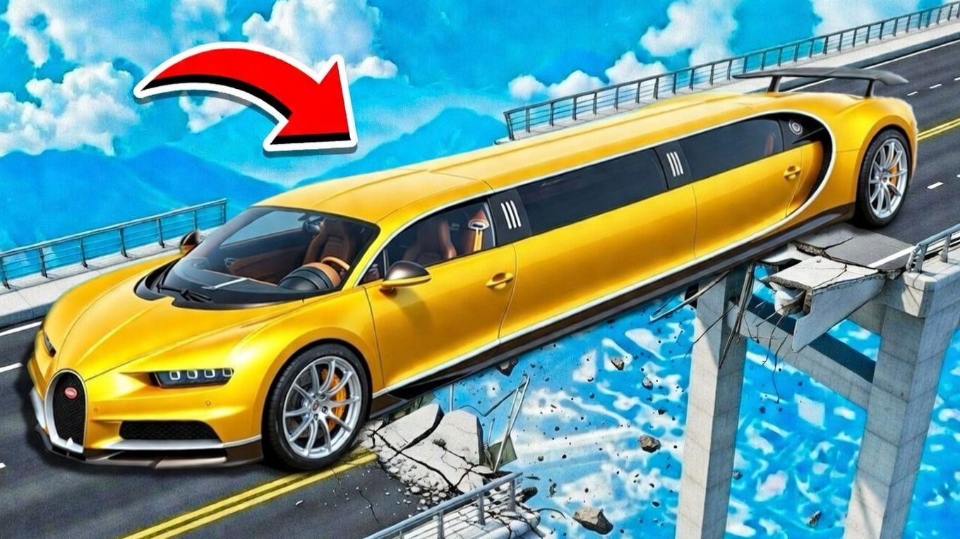 СМОЖЕТ ЛИ ТАЧКА ПРОЕХАТЬ СЛОМАННЫЙ МОСТ В ГТА 5? ЭКСПЕРИМЕНТ В GTA 5!