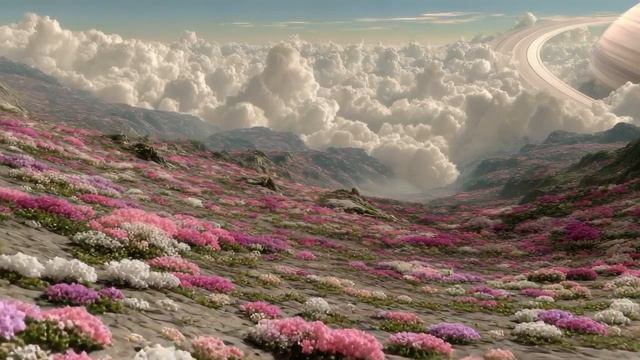 парящая в пространстве вселенных эмбиентная музыка, кинематографические инопланетные пейзажи