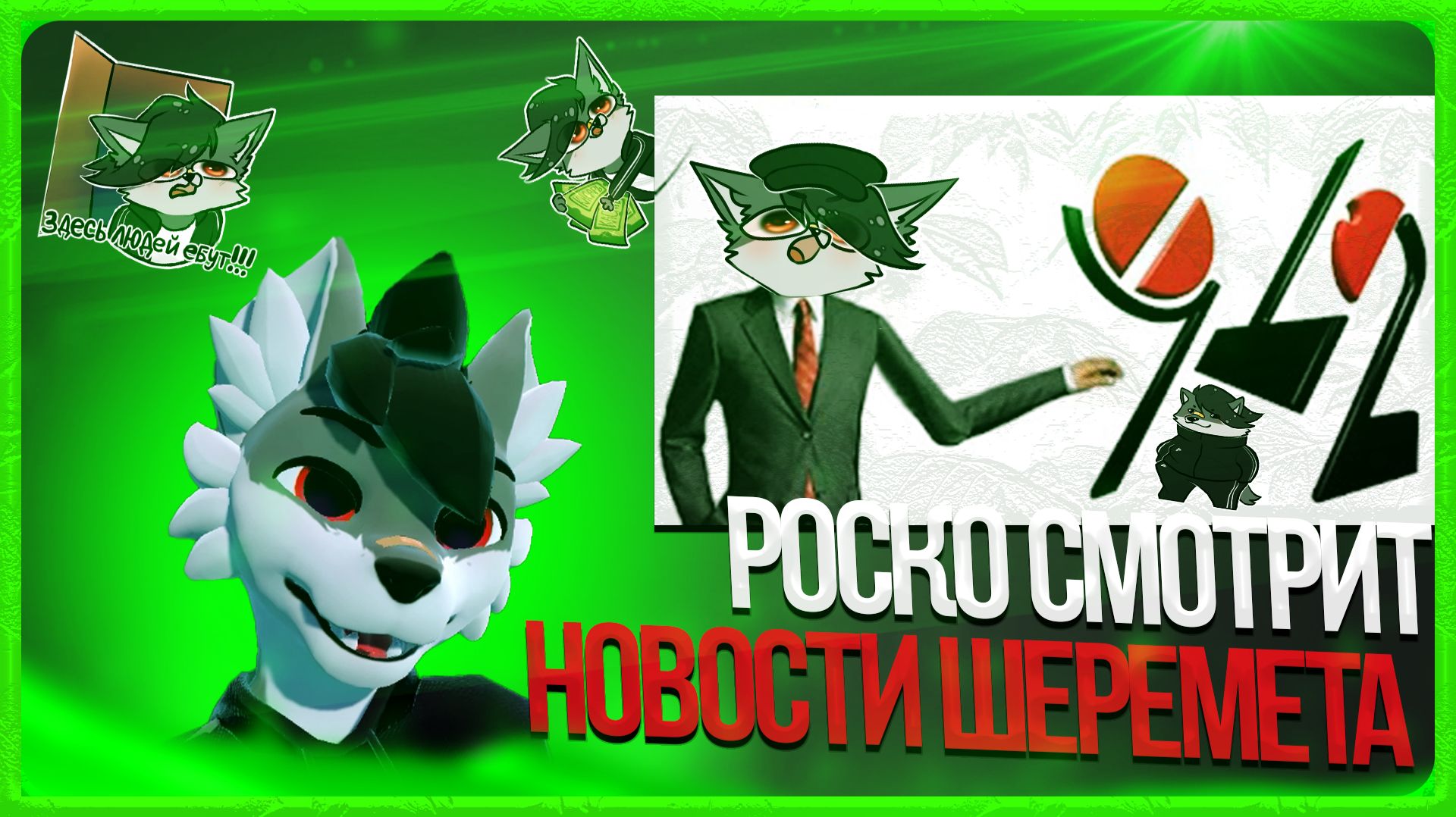 🐺 Роско смотрит Новости Шеремета Девять с половиной