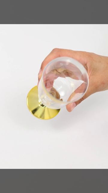 Набор 12 персон с золотистыми тарелками 26см и бокалом