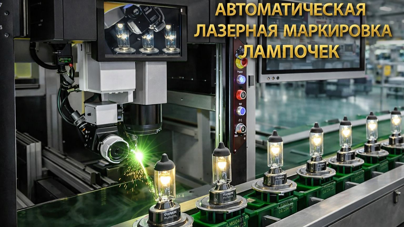 Лазерный маркер с автоматическим позиционированием